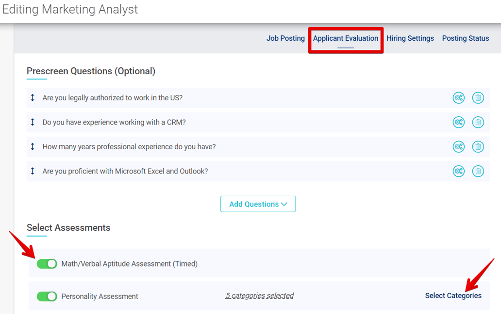 CareerPlug's Personality Assessment
